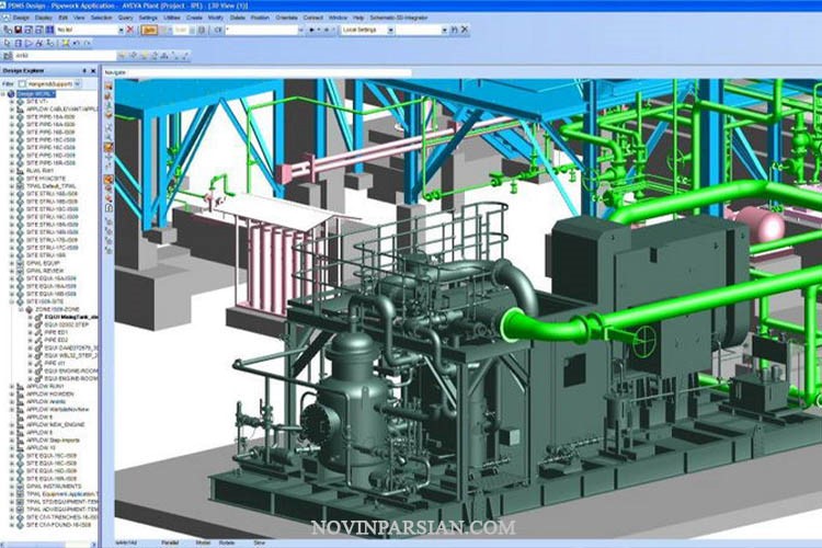 معرفی PDMS مقدماتی و پیشرفته - وبلاگ نوین پارسیان | مجله آموزشی